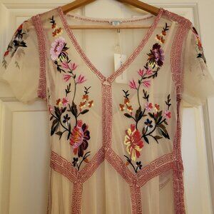 Sundance | Dresses | Nwt Sundance Catalog Garden Soiree Cream Pxs Maxi ...